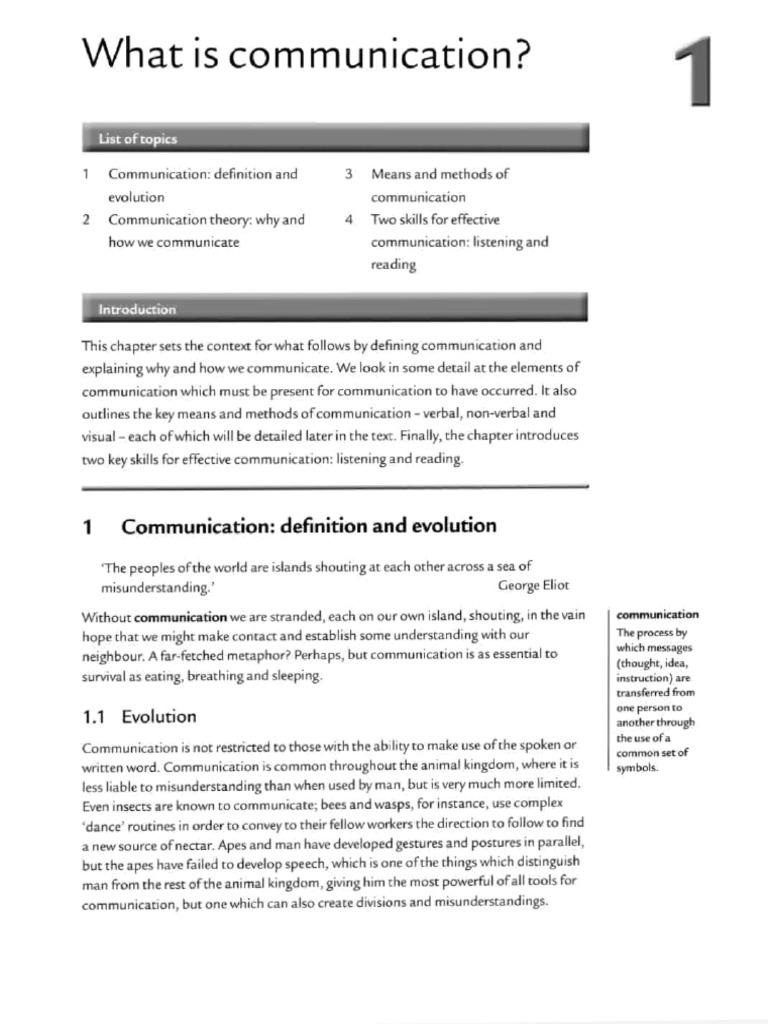 What Is Communication | PDF | Body Language | Communication