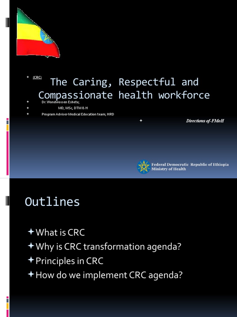 Trainin On Compassionate, Respectful and Caring Health Professionals ...