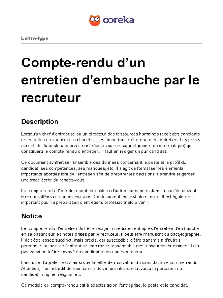 Faire Une Synthèse Entretien : Tout ce qu’il faut savoir pour réussir ...