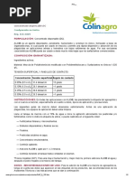 CALBIT C Ficha Técnica PDF | PDF | Agronomía | Alimentos
