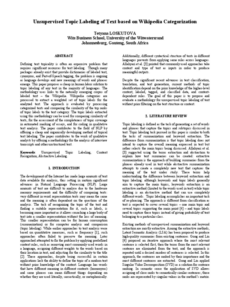 AI Topic Labeling-Final PDF | PDF | Qualitative Research | Cognition