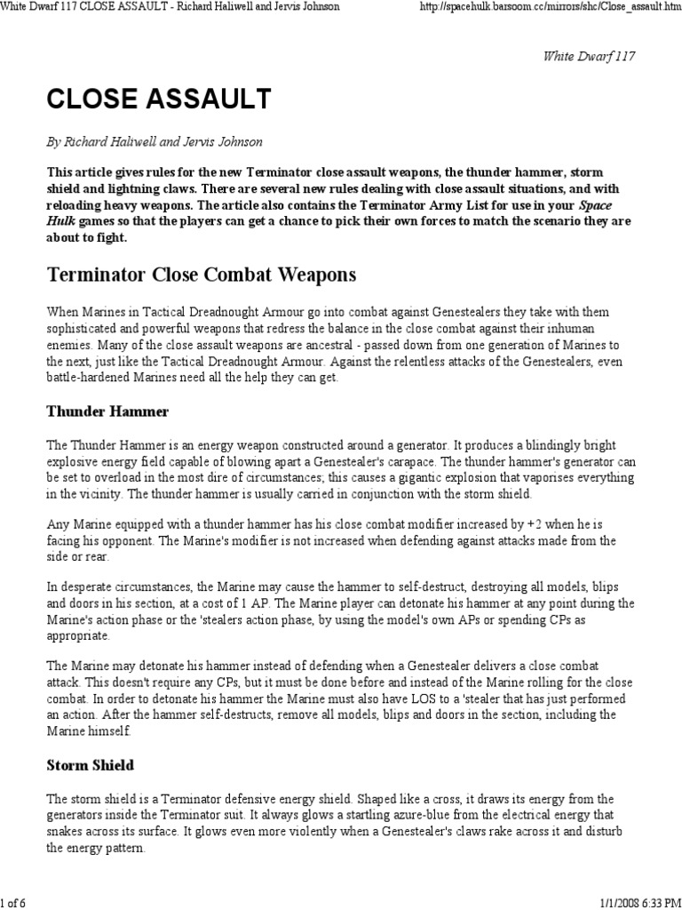 Close Assault Weapons | PDF | United States Marine Corps | Cannon