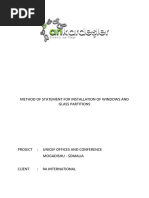 Method Statement For Aluminum Cladding Installation | PDF | Personal ...