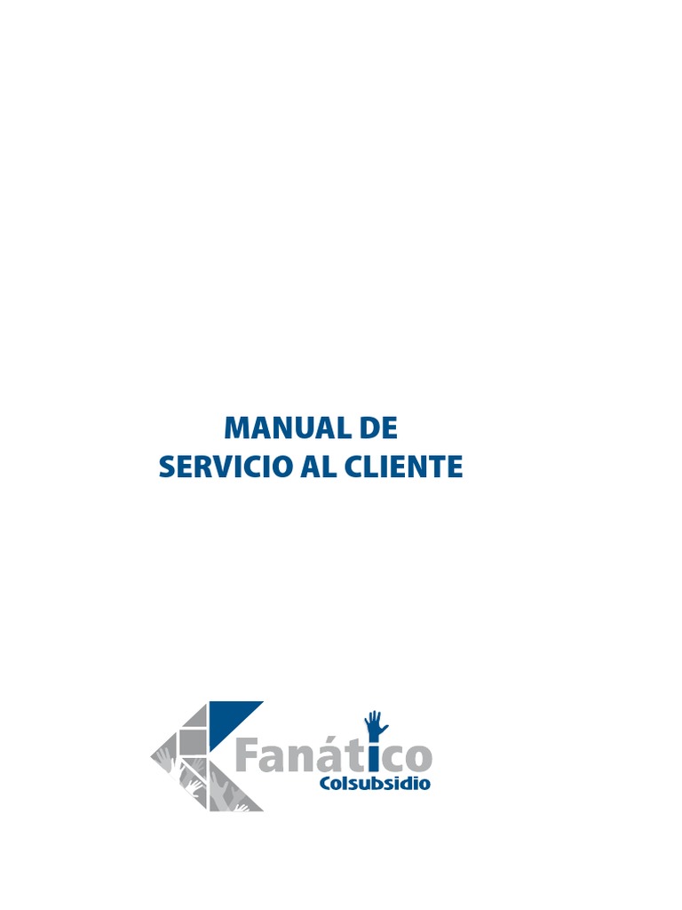 Manual Del Servicio Al Cliente | PDF | Servicio al Cliente | Cliente
