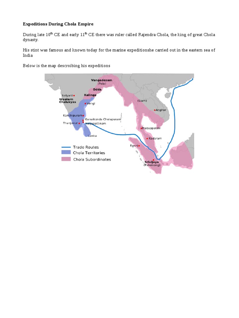 Chola Empire Marine Expeditions | PDF
