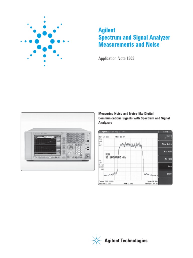 Agilent PDF | PDF | Bandwidth (Signal Processing) | Decibel