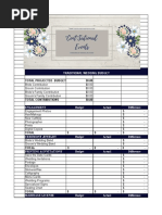 My Quinceañera Budget Calculator | PDF