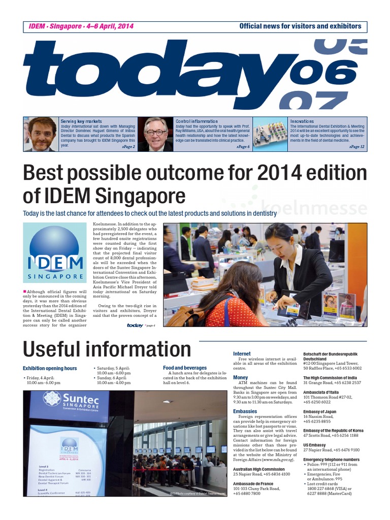 IDEM Singapore 2014 - Official News For Visitors and Exhibitors | PDF ...