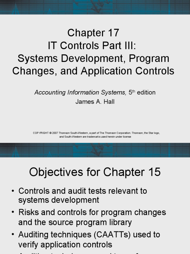 IT Controls Part III: Systems Development, Program Changes, and Application Controls | PDF ...