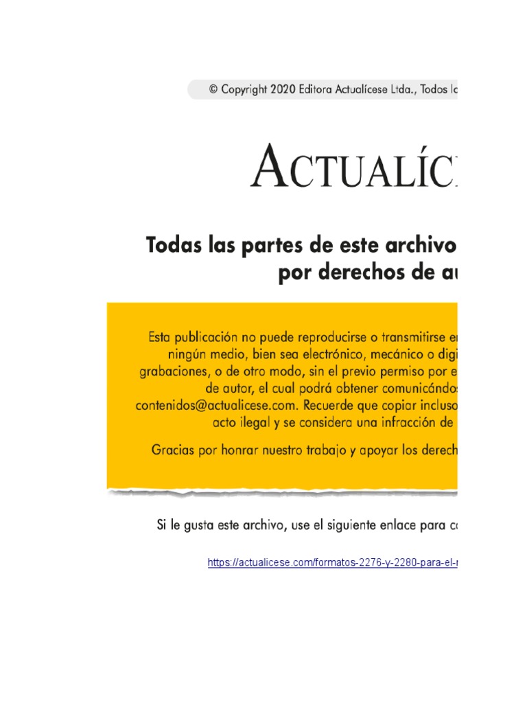 3 Formatos 2276 v2 y 2280 v1 | PDF | Impuestos | Salario