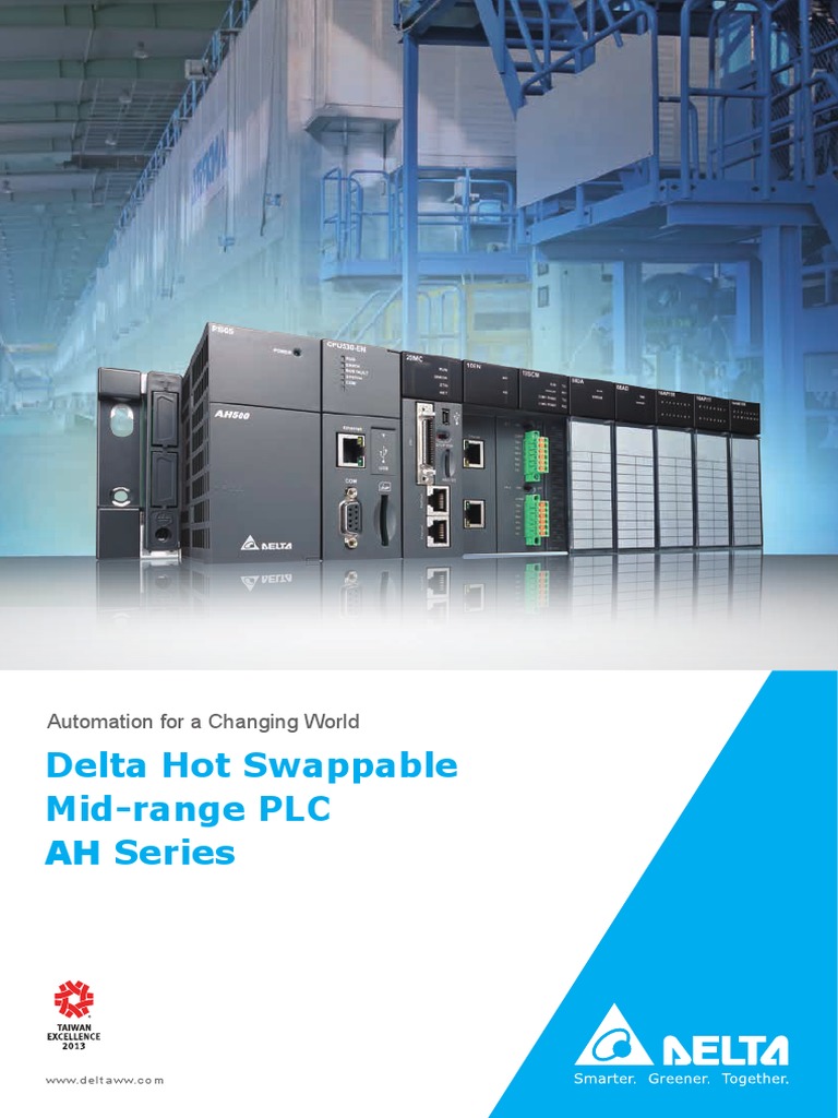 Delta Hot Swappable Mid-Range PLC AH Series: Automation For A Changing ...