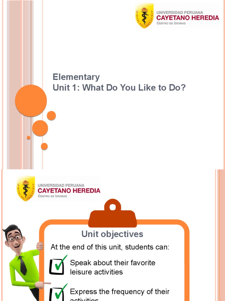 Elementary - Unit 1 - Adverbs of Frequency | PDF | Verb | Adverb