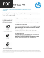 HP Laserjet Managed MFP E731Dn Printer Series: Datasheet | PDF | Image ...