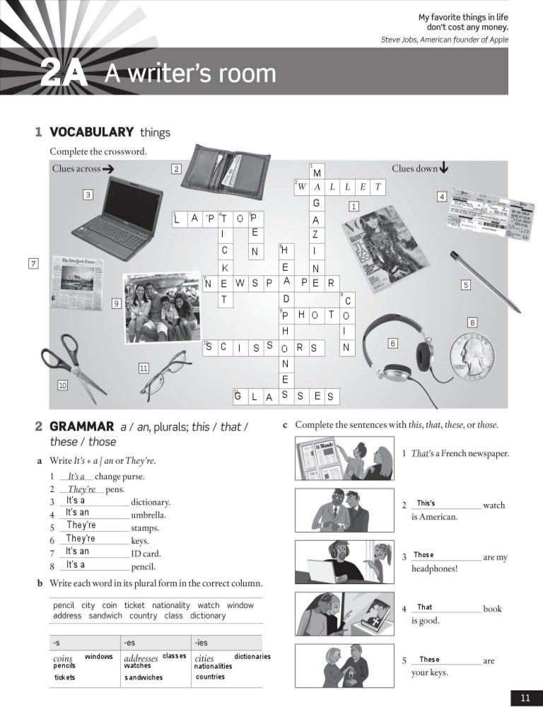 Workbook 2A | PDF | Linguistic Morphology | Linguistics