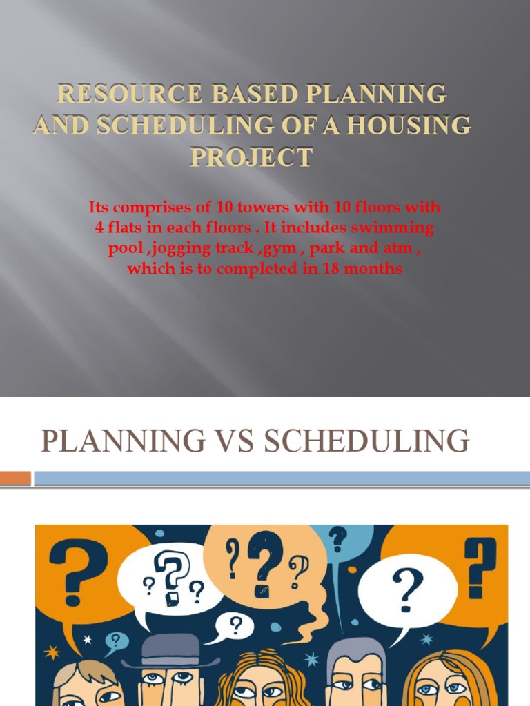 Resource Based Planning and Scheduling of | PDF | Risk Management | Risk