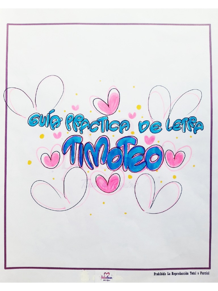 Guia Practica de Letra Timoteo PDF | PDF