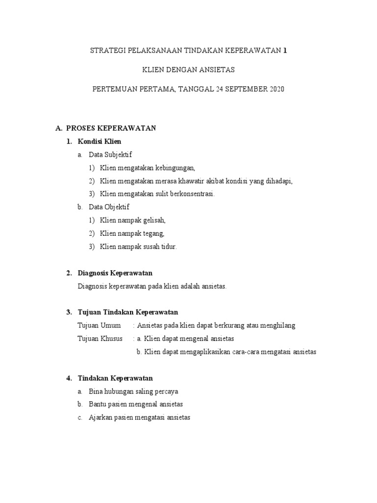 Ansietas SP 1 | PDF | Pengembangan Diri