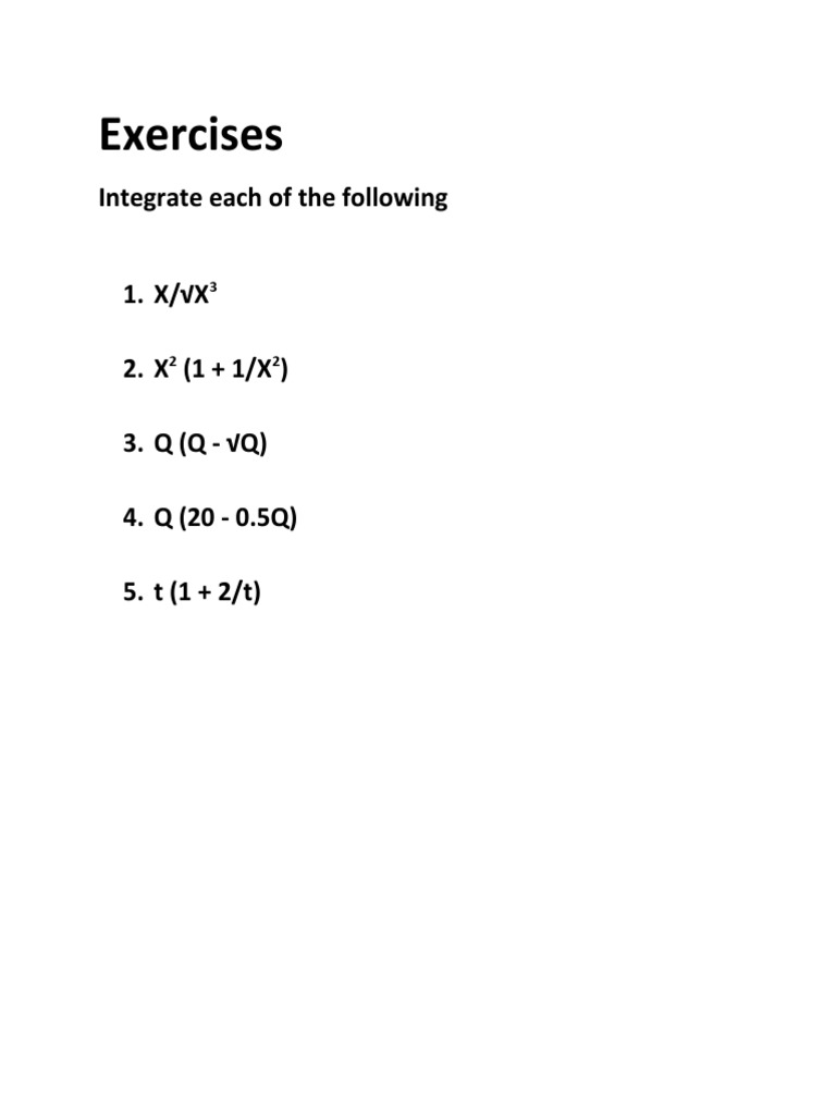 Progress Exercises | PDF