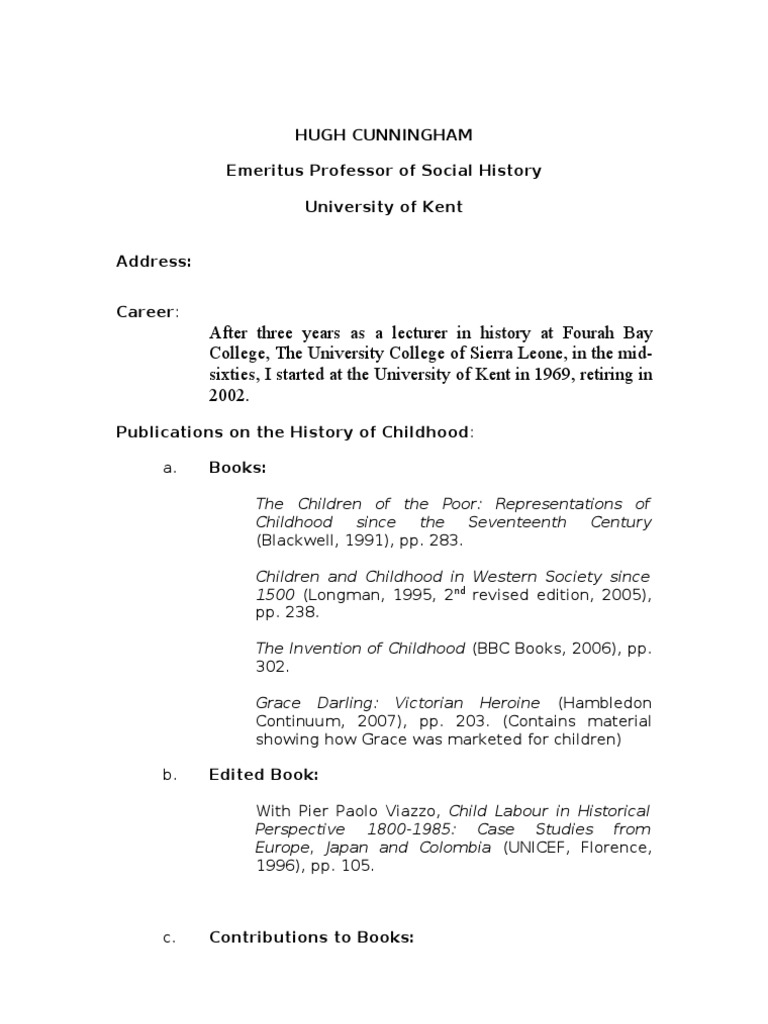 Hugh Cunningham Download Free Pdf Economies