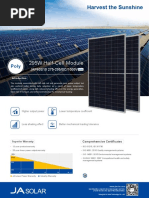 JA Solar Module Datasheet | PDF | Solar Panel | Electric Power
