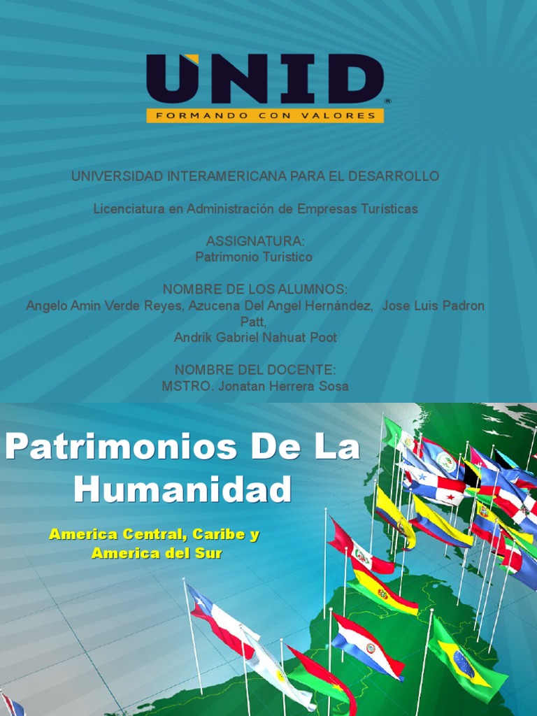 Patrimonios UNESCO en América Latina | PDF | Patrimonio de la Humanidad ...