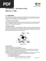 10 Balls Billiard Rules | PDF | Cue Sports | Individual Sports