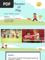 Theories of Play Explained | PDF | Cognitive Development | Thought