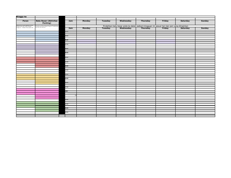 7 Habits Weekly Planner New Version | PDF