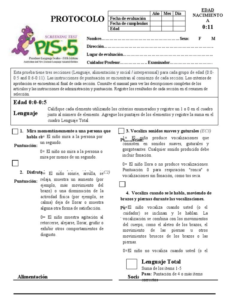 PLS 5 | PDF | Bienestar | Medicina