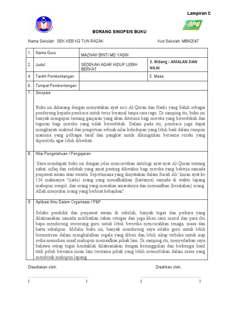Sinopsis Ladap Merit | PDF