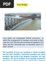 Design of Open Web Girder Bridge | PDF | Truss | Bending