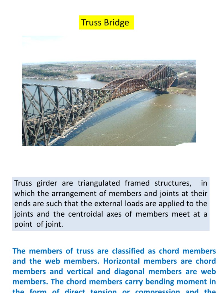 Design of Truss Bridge | Download Free PDF | Truss | Beam (Structure)
