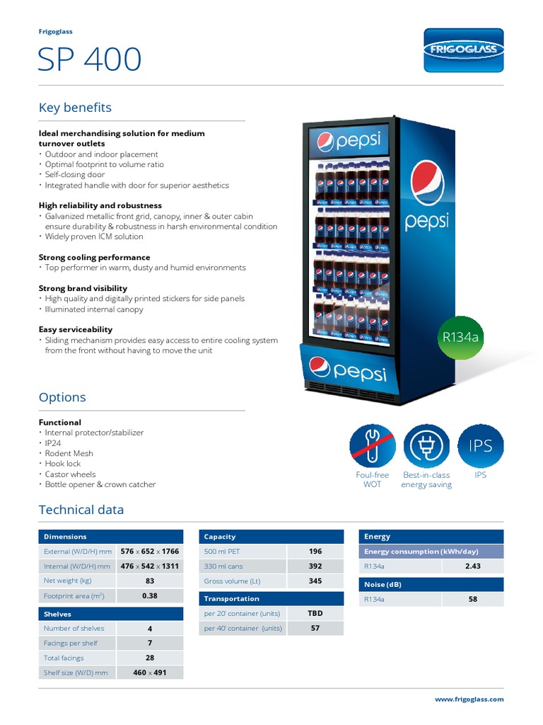 Pepsi SP400 | PDF