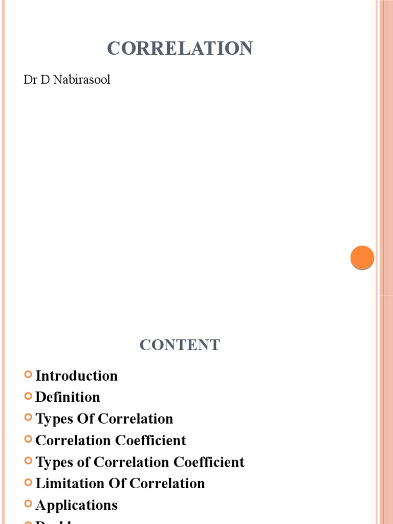 Module 7 Correlation Pdf Correlation And Dependence Statistical