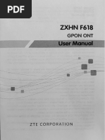 ZTE H1600 Home Gateway User Manual | PDF | Wi Fi | Computer Network