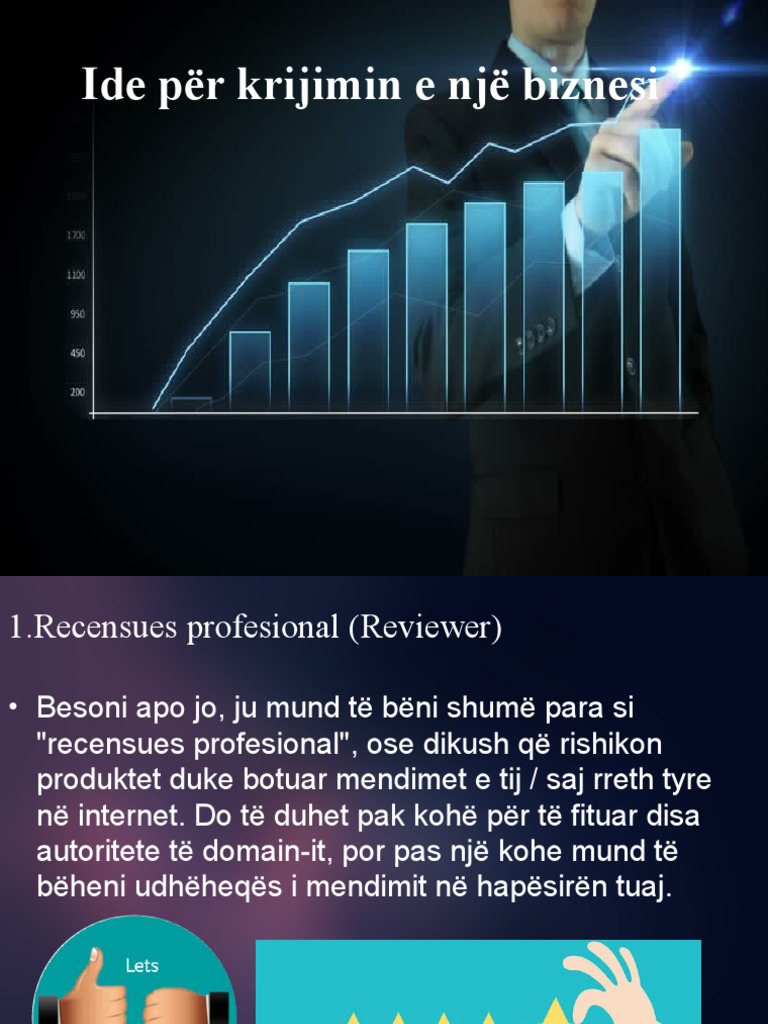 Ide Për Krijimin e Një Biznesi | PDF