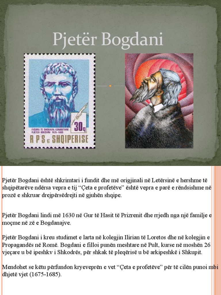 Pjetër Bogdani | PDF