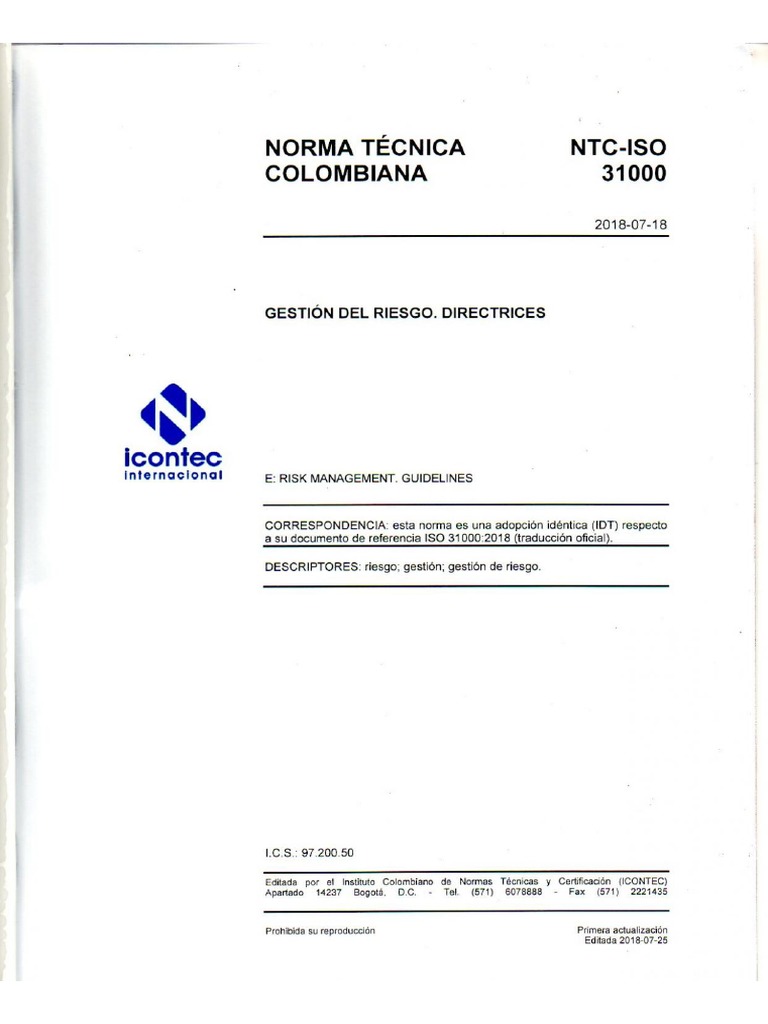 Iso 31000 2018 | PDF