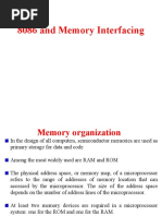 Memory Interfacing With 8086 | PDF