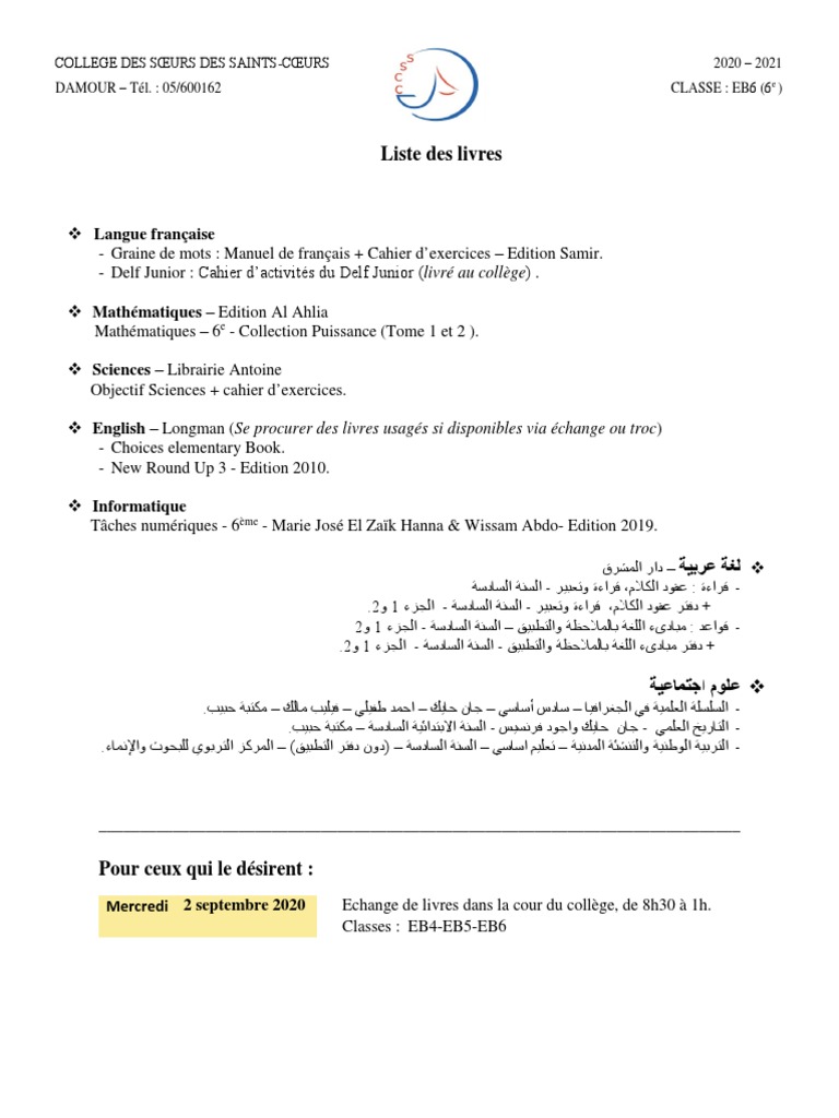 Livres EB6 Final PDF | PDF