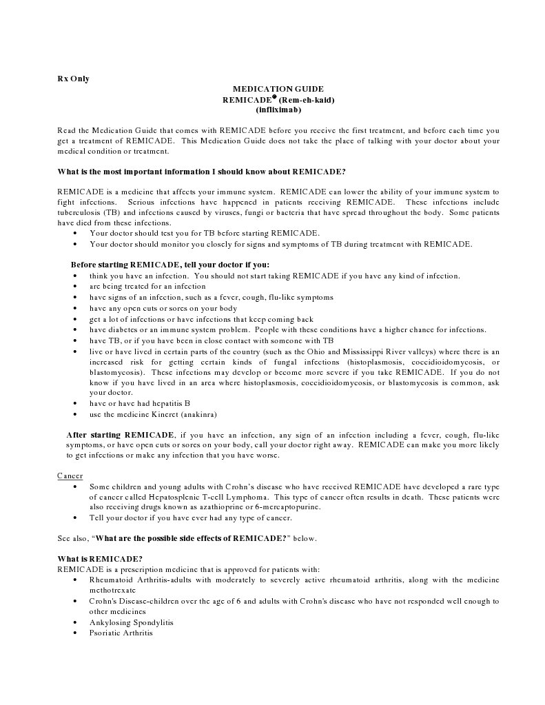 remicade | Intravenous Therapy | Tuberculosis