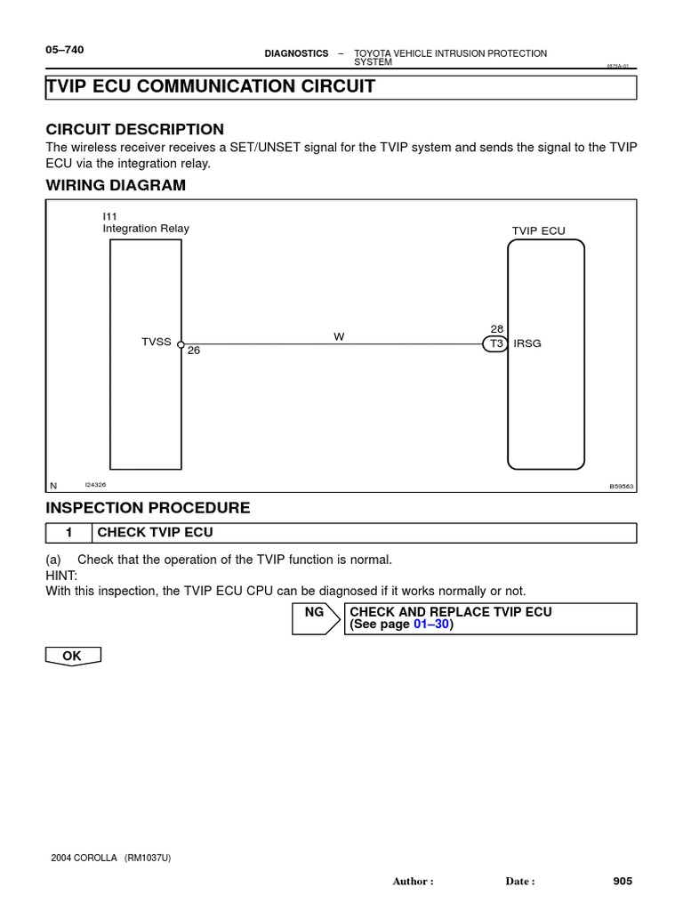 TVIP Ecu Communication | PDF | Relay | Electrical Equipment