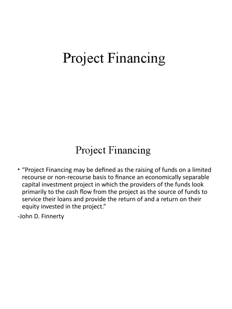 Project Finance | PDF | Finance & Money Management | Law