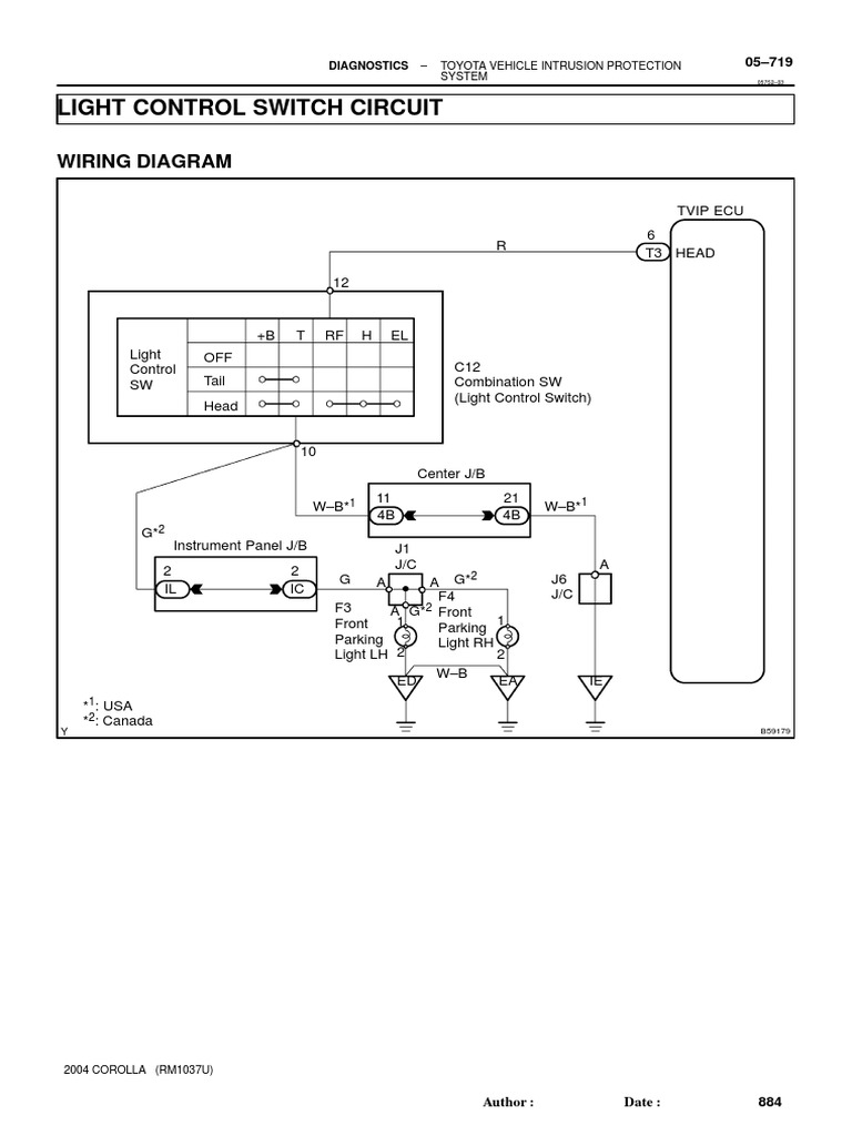 Light Control Switch Circuit: Wiring Diagram | PDF | Equipment ...