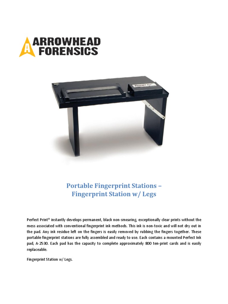 Portable Fingerprint Stations | PDF