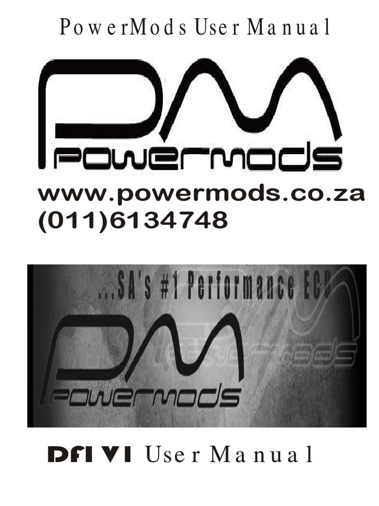 PowerMods DFI V1 User Manual | PDF | Distributor | Ignition System