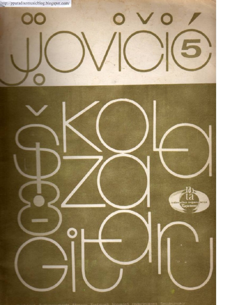 Jovan Jovicic Skola Za Gitaru 05 PDF | PDF