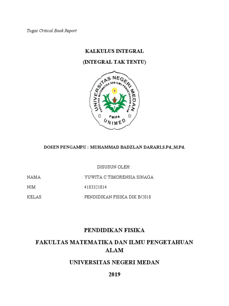 CBR Kalkulus Integral | PDF