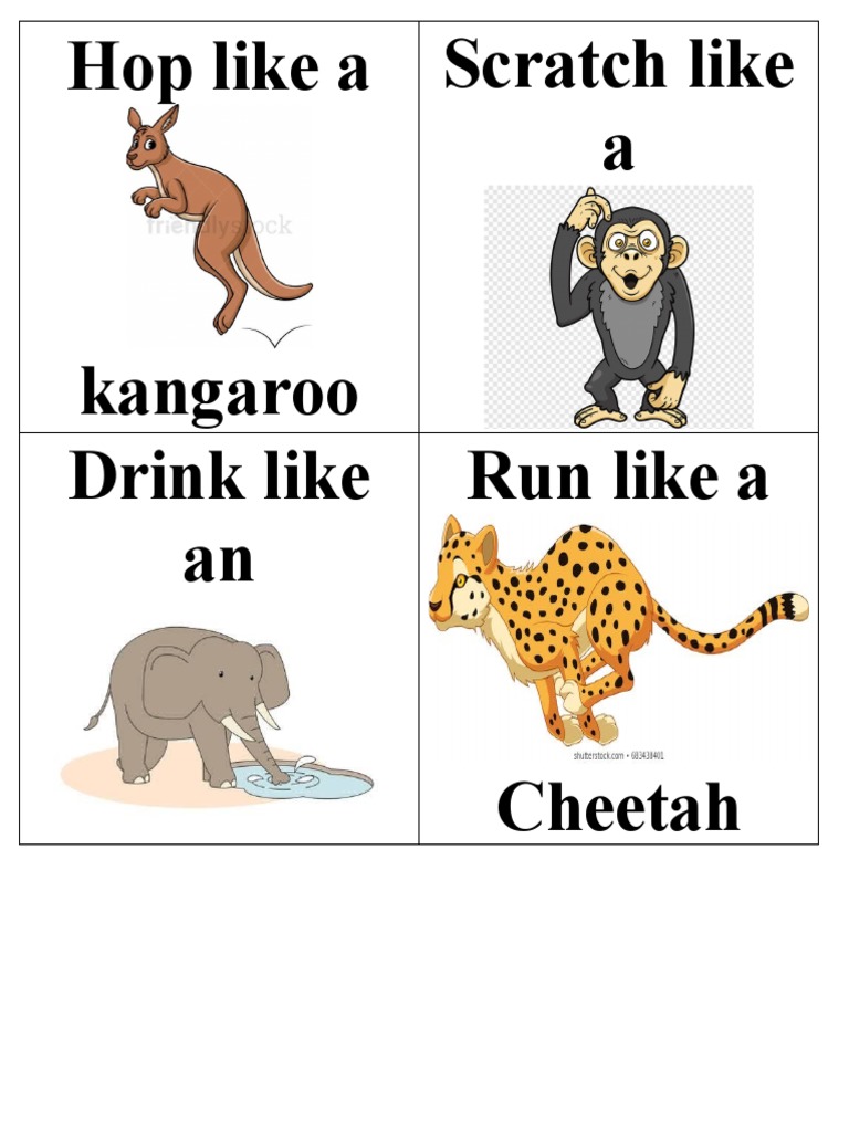 Animal Movement Game | PDF