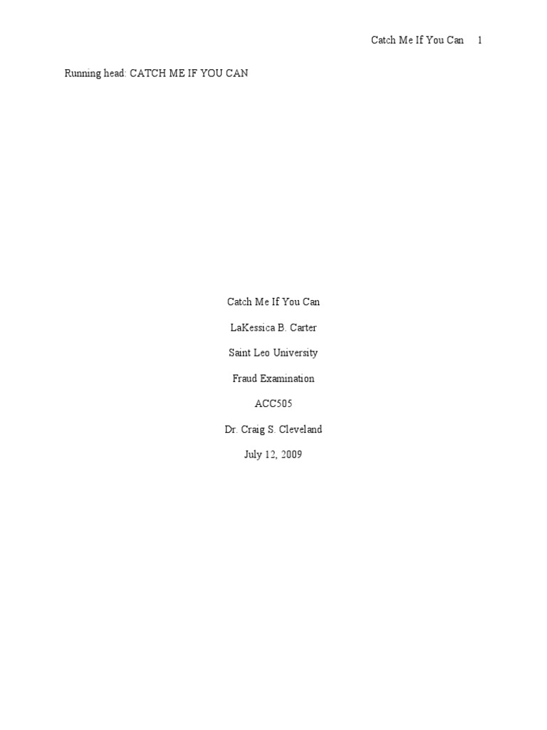 Catch Me If You Can - Lakessica Carter | PDF | Cheque